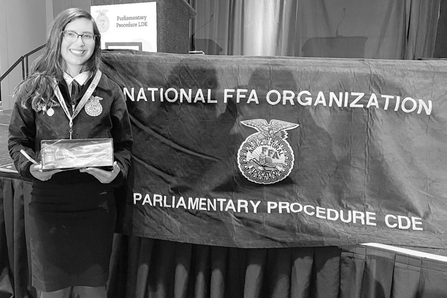 Gibson wins top parli pro honor during national FFA competition ...