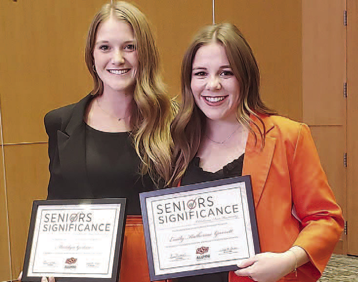 Gerken, Garrett top OSU seniors | Kingfisher Times & Free Press