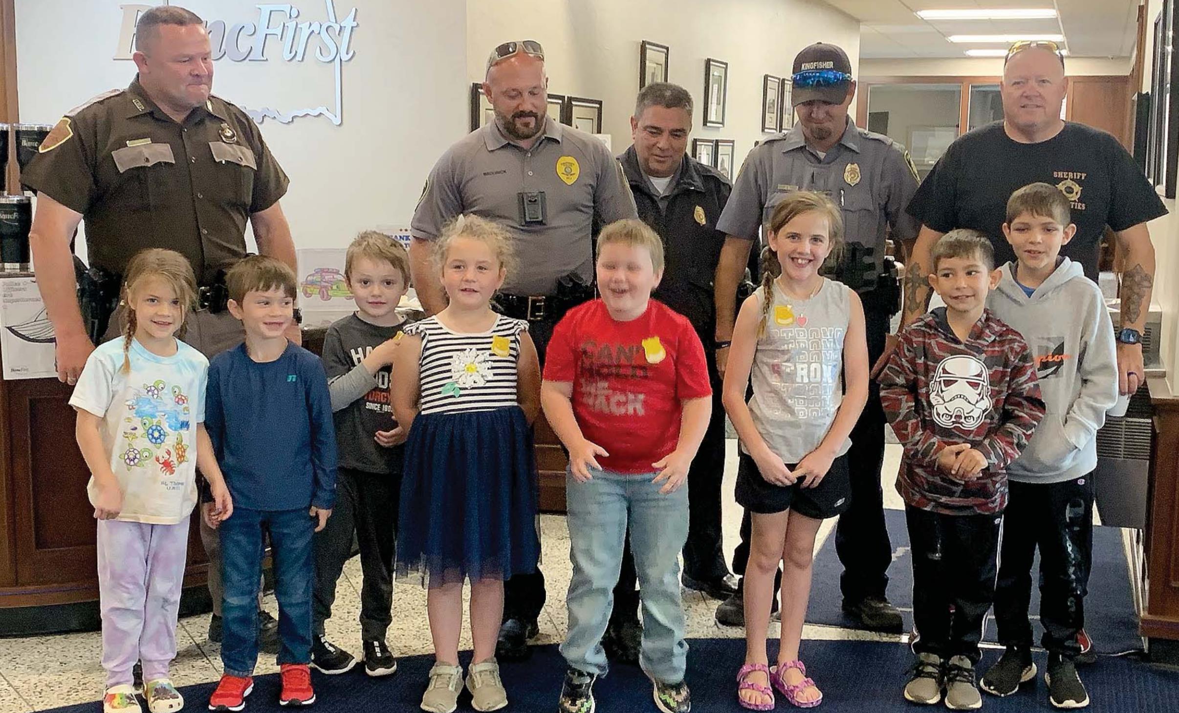 OUR COPS ARE TOPS Bank hosts law enforcement coffee | Kingfisher Times ...