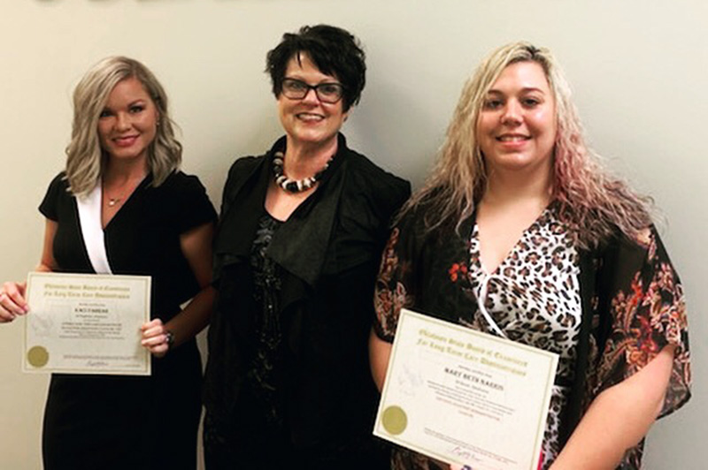 2 local women earn licenses from LTCA | Kingfisher Times & Free Press