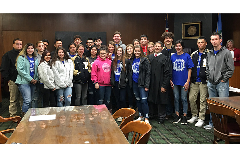 HHS LEADERSHIP CLASS VISITS COUNTY COURTHOUSE | Kingfisher Times & Free ...