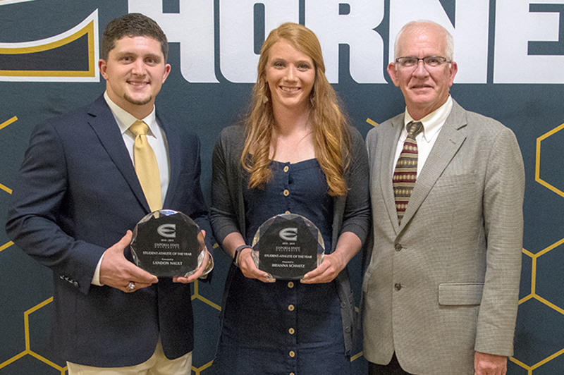ESU names Nault Student-Athlete of the Year for 2019 | Kingfisher Times ...